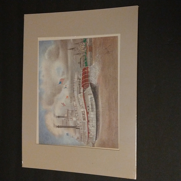 Archie Boyd | Art | Nwot Archie Arch Boyd Natchez Sternwheeler ...